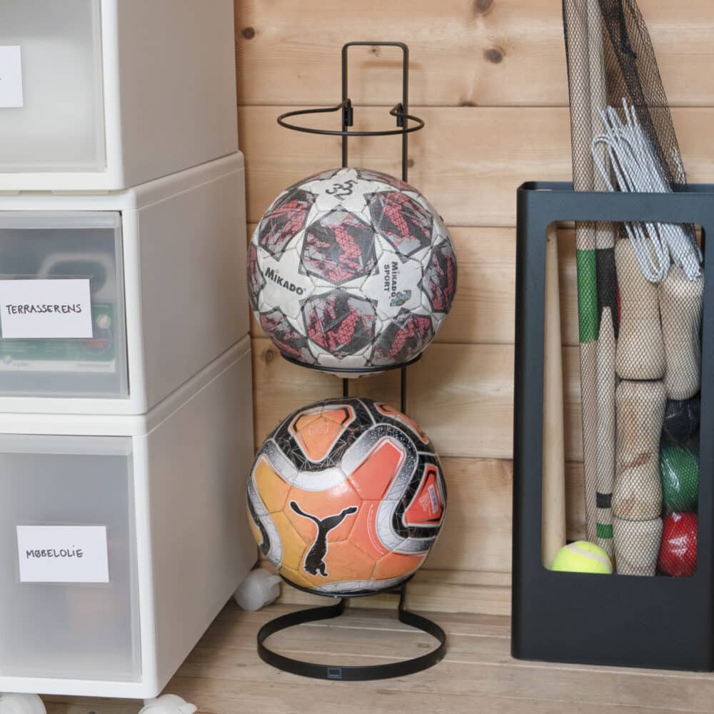 Elegant holder til bolde (3 pladser) - fragt fra 39,-